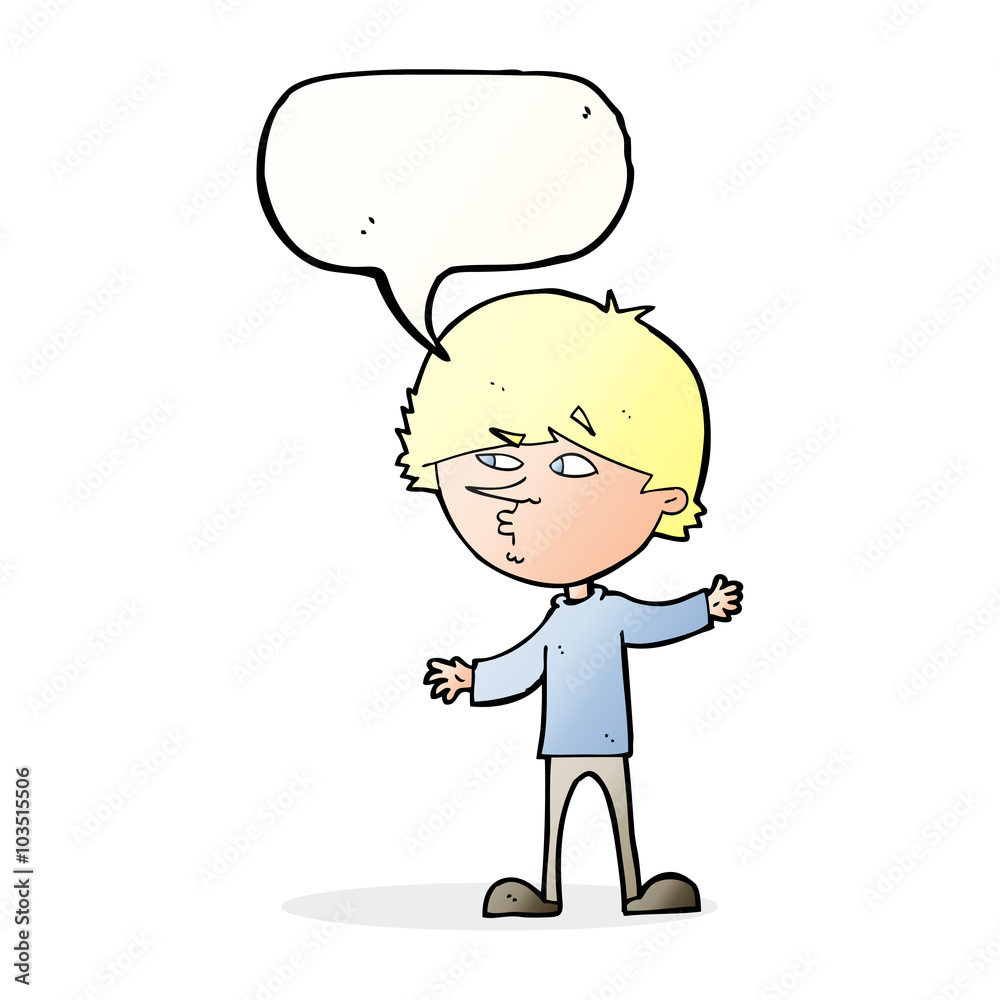 Curious Expression Cartoon