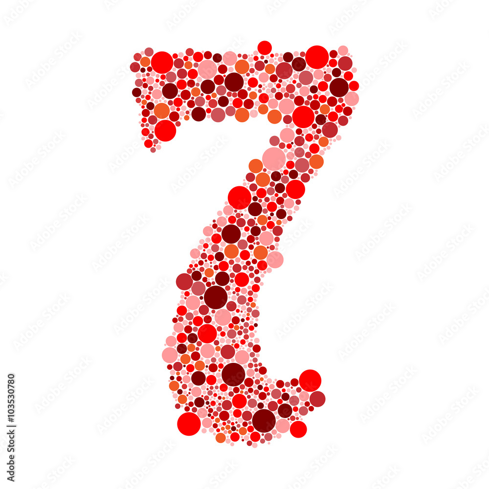 Numbers 12= 2 3 4 5 6 7 8 9 0 Stock Illustration | Adobe Stock