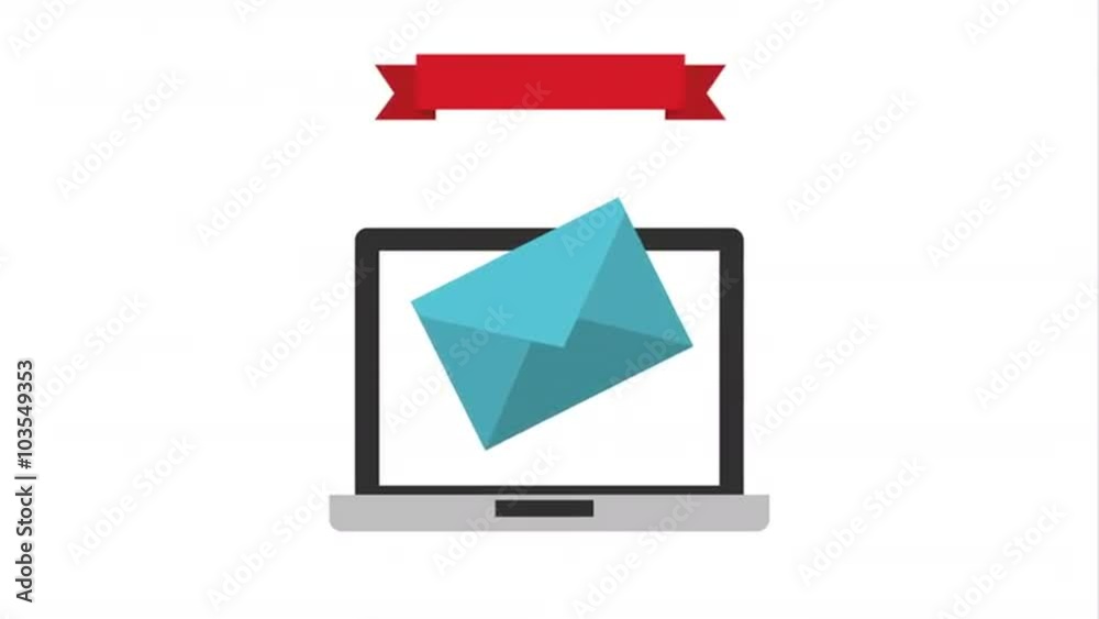 Email icon design, Video Animation Stock Video | Adobe Stock