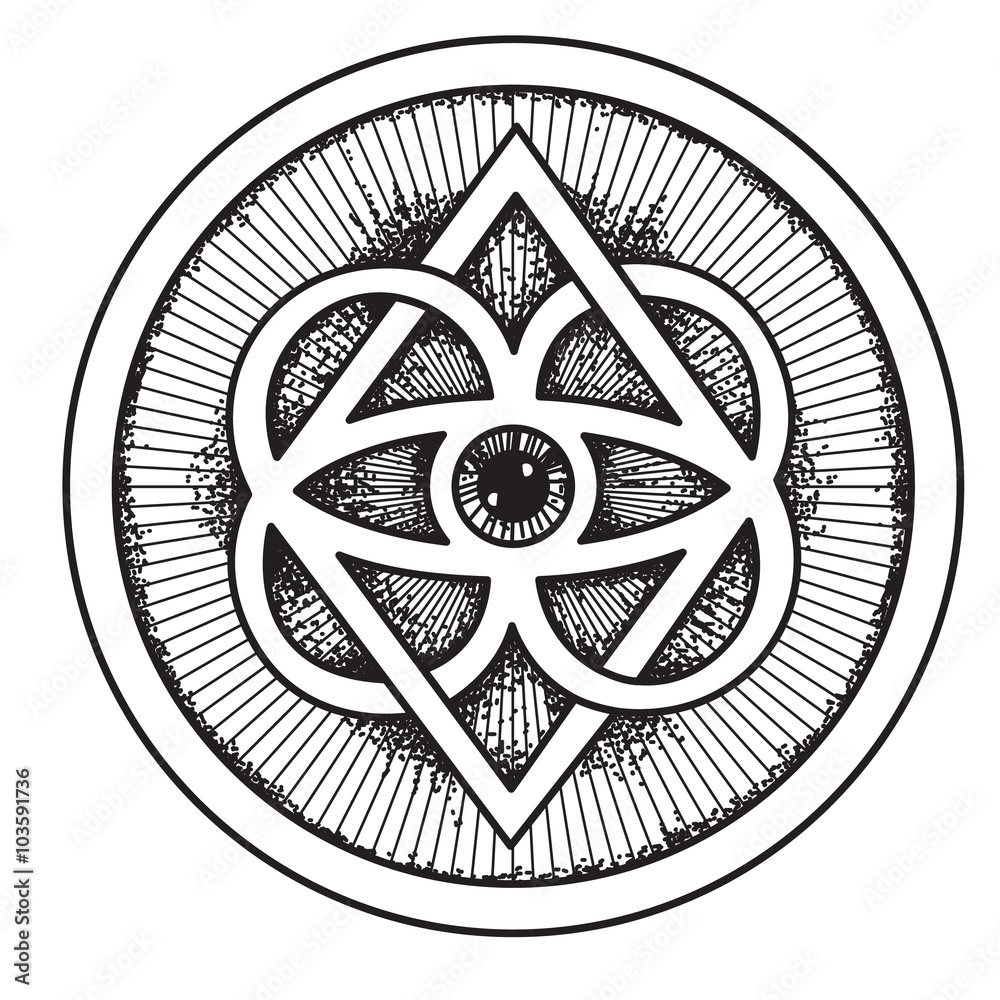 Esoteric symbols Stock Illustration | Adobe Stock