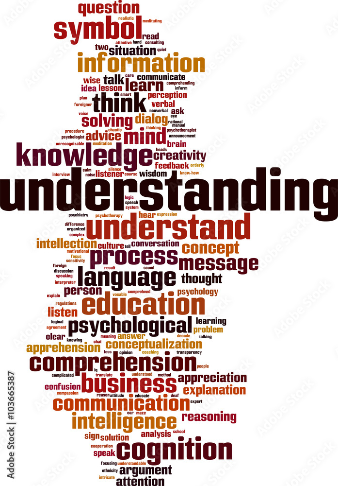 Understanding word cloud concept. Vector illustration Stock Vector ...