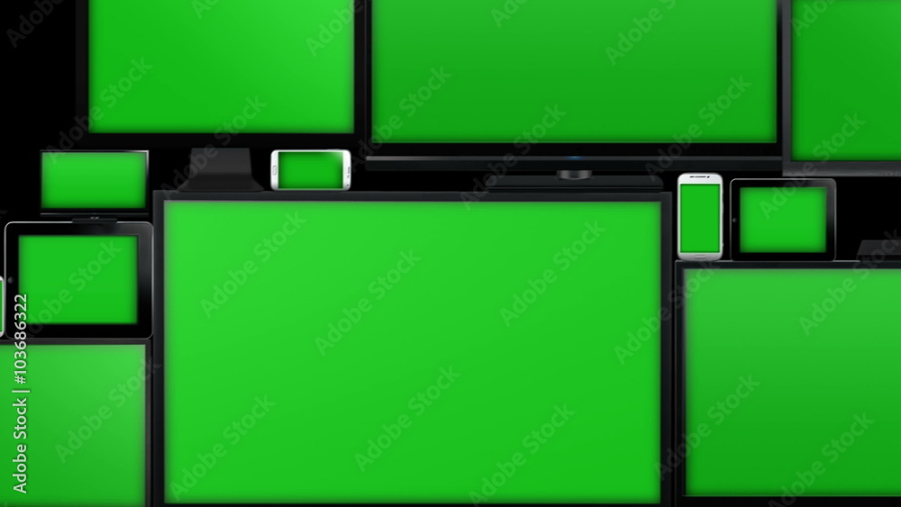 Many different types of screens. TVs, computer monitors, smartphones ...