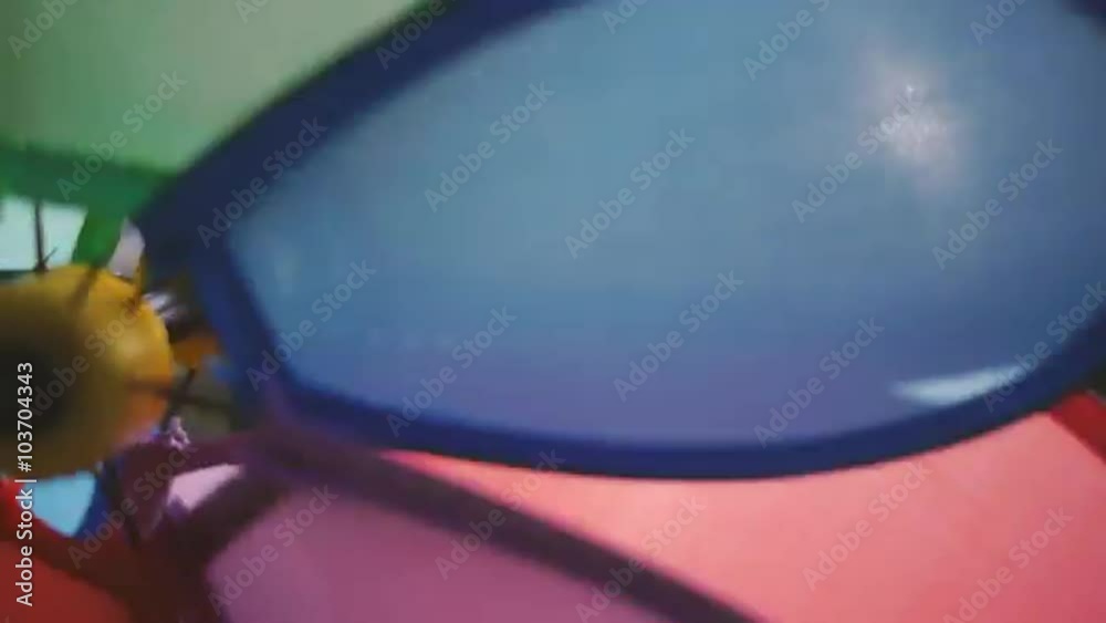 Wind wheel turning in the wind with the sun in the background Stock ...