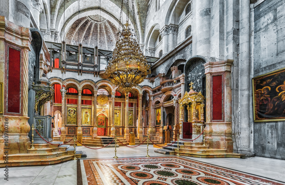 Jerusalem. Israel. Holy Sepulchre Church - Church of the Resurrection ...