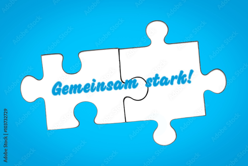 Gemeinsam stark! Stock-Illustration | Adobe Stock