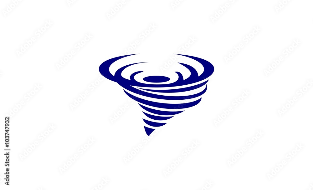 cyclone abstrack vector logo Stock Vector | Adobe Stock