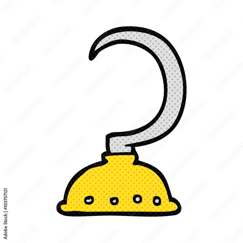 cartoon pirate hook Stock Vector | Adobe Stock