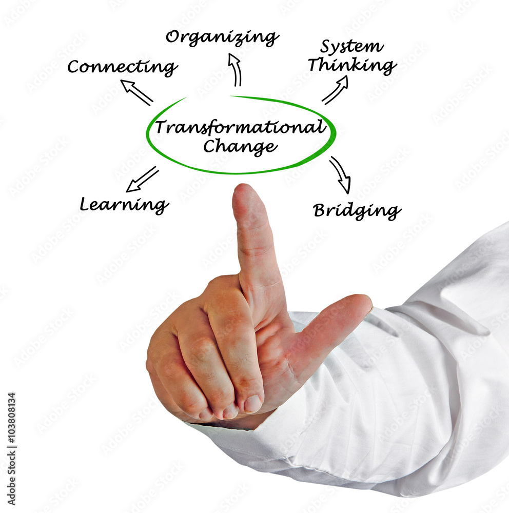 Diagram of Transformational Change Stock Photo | Adobe Stock