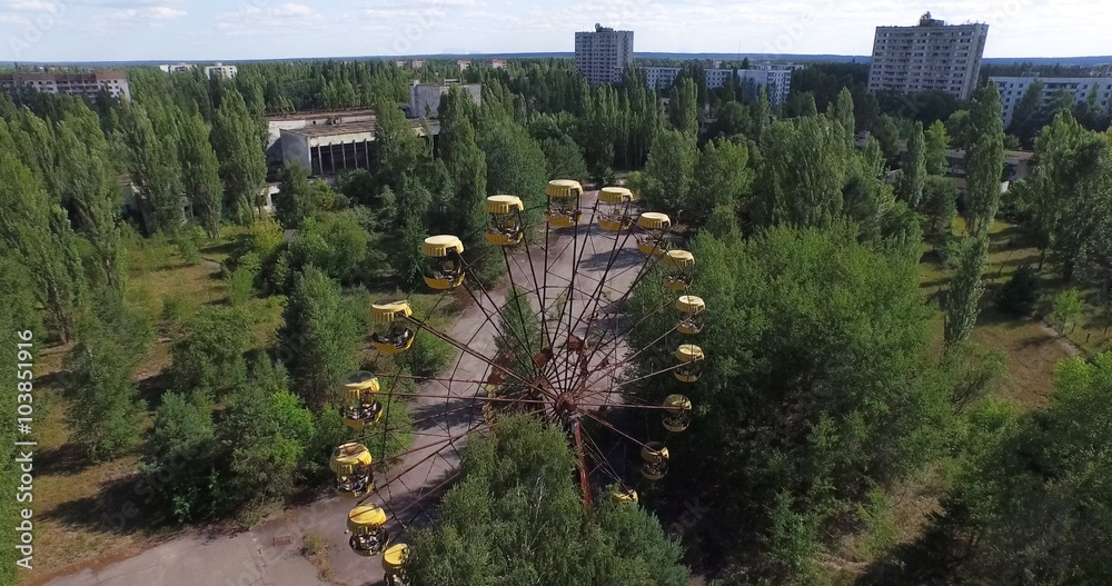 symbol of Chernobyl - Ferris wheel Stock Photo | Adobe Stock