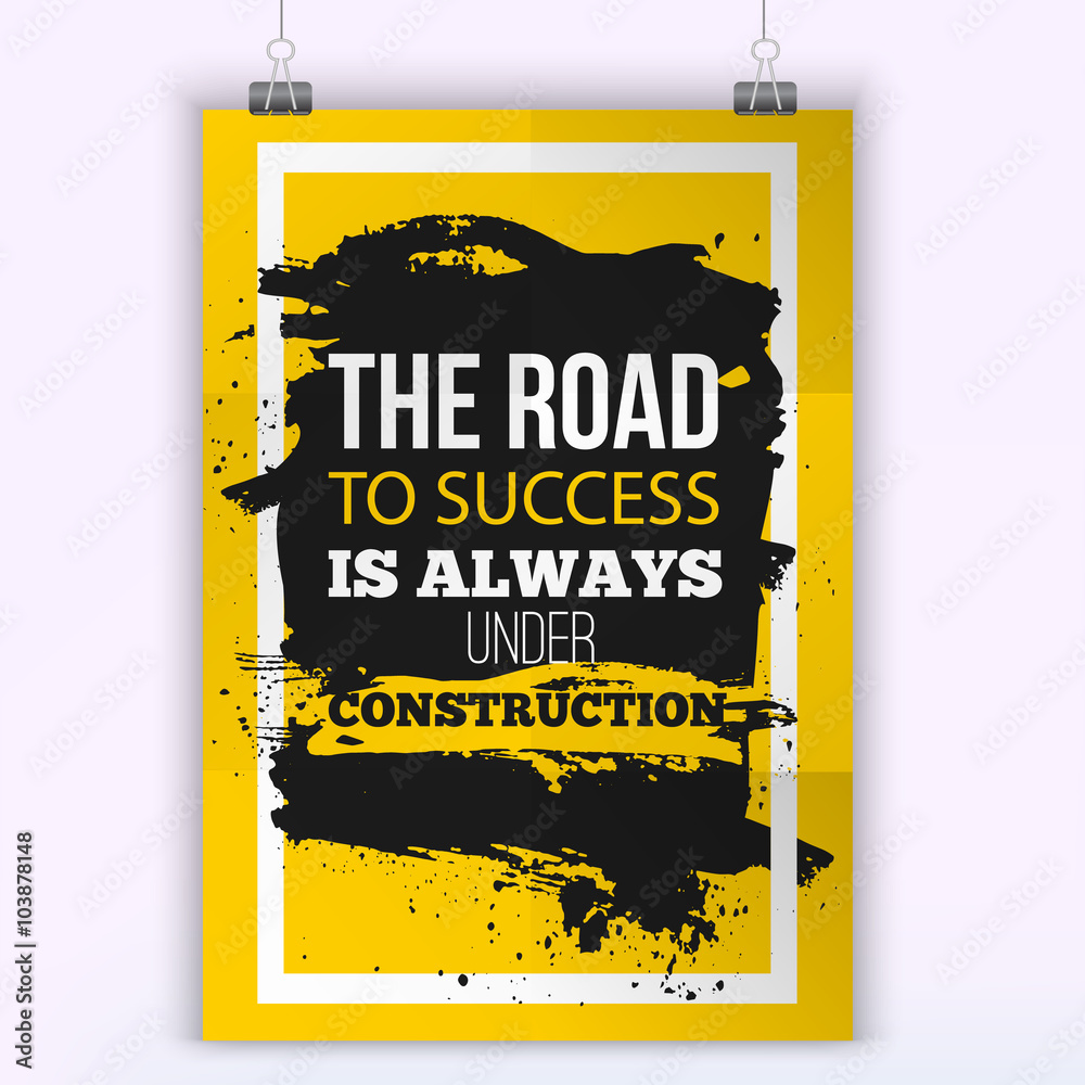 Road To Success Poster