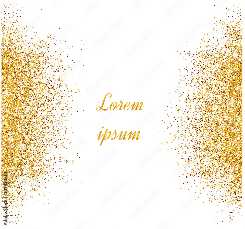 Abstract gold background. Gold background for card. Gold glitter. Gold ...