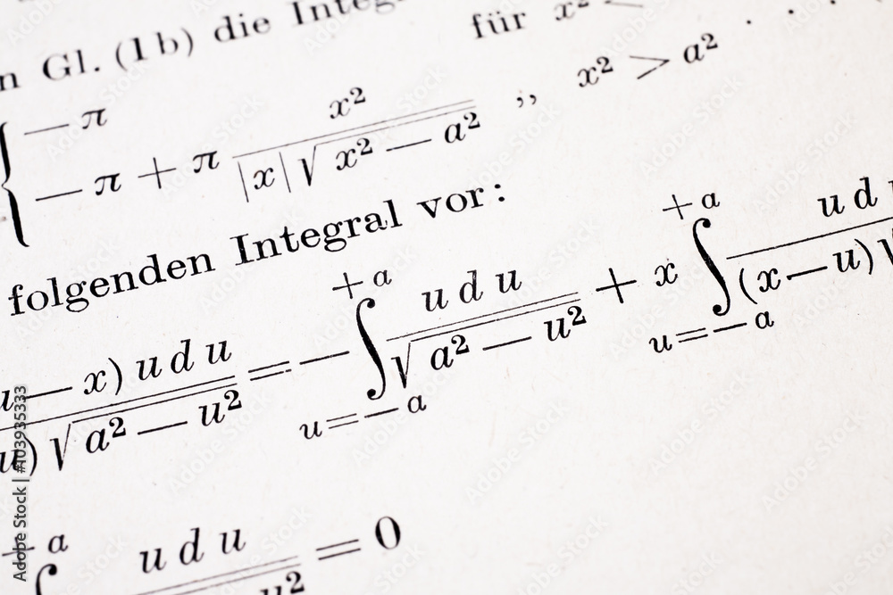 Mathematische Formeln Stock-Foto | Adobe Stock