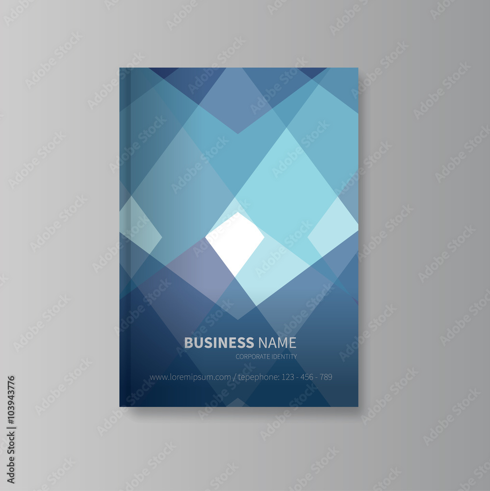 abstract book cover design / vector brochure leaflet for business ...