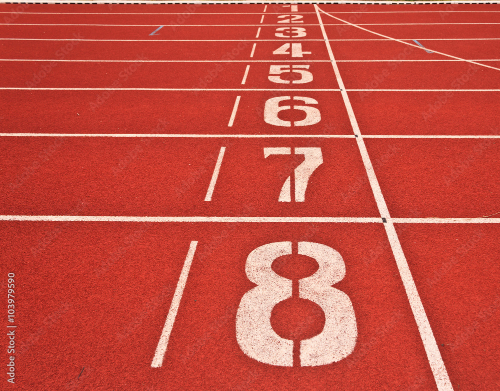 Running track Stock Photo | Adobe Stock