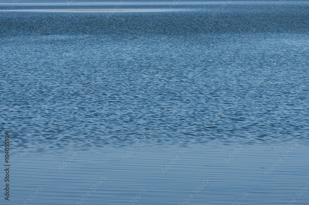 Blue empty water background - empty natural surface at Rabisha lake ...