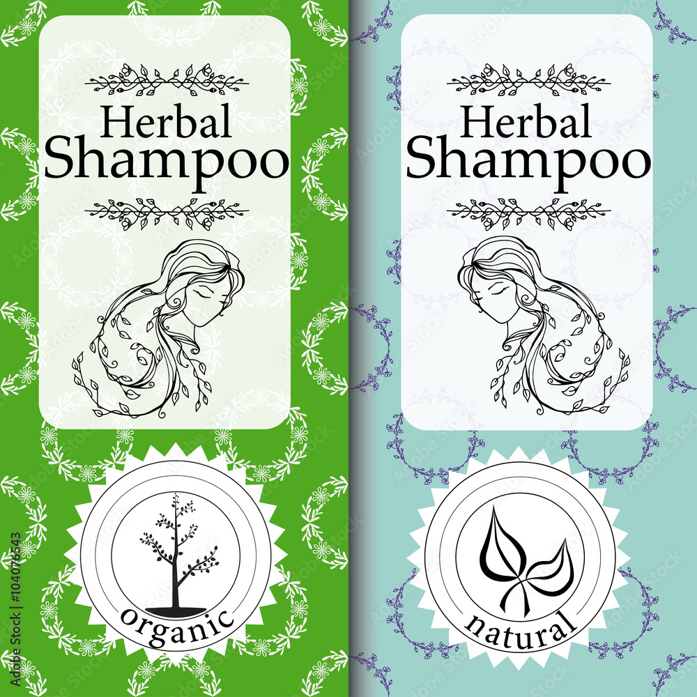 Vector set of seamless patterns, labels and logo design templates for ...