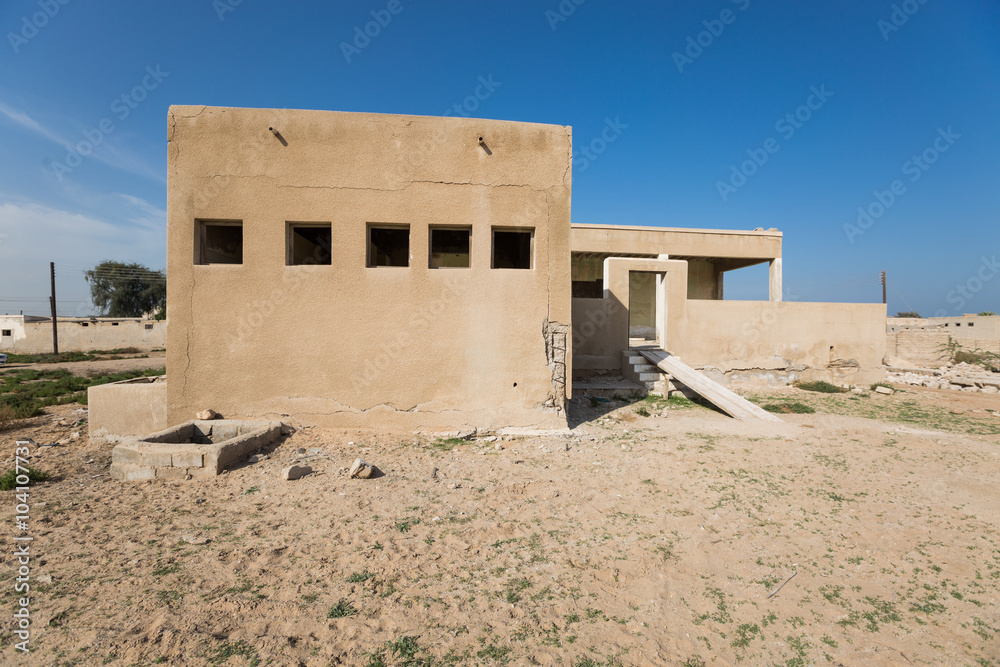 Abandoned house, Old Ras Al Khaimah abandoned ghost town, Al Jazirah Al ...