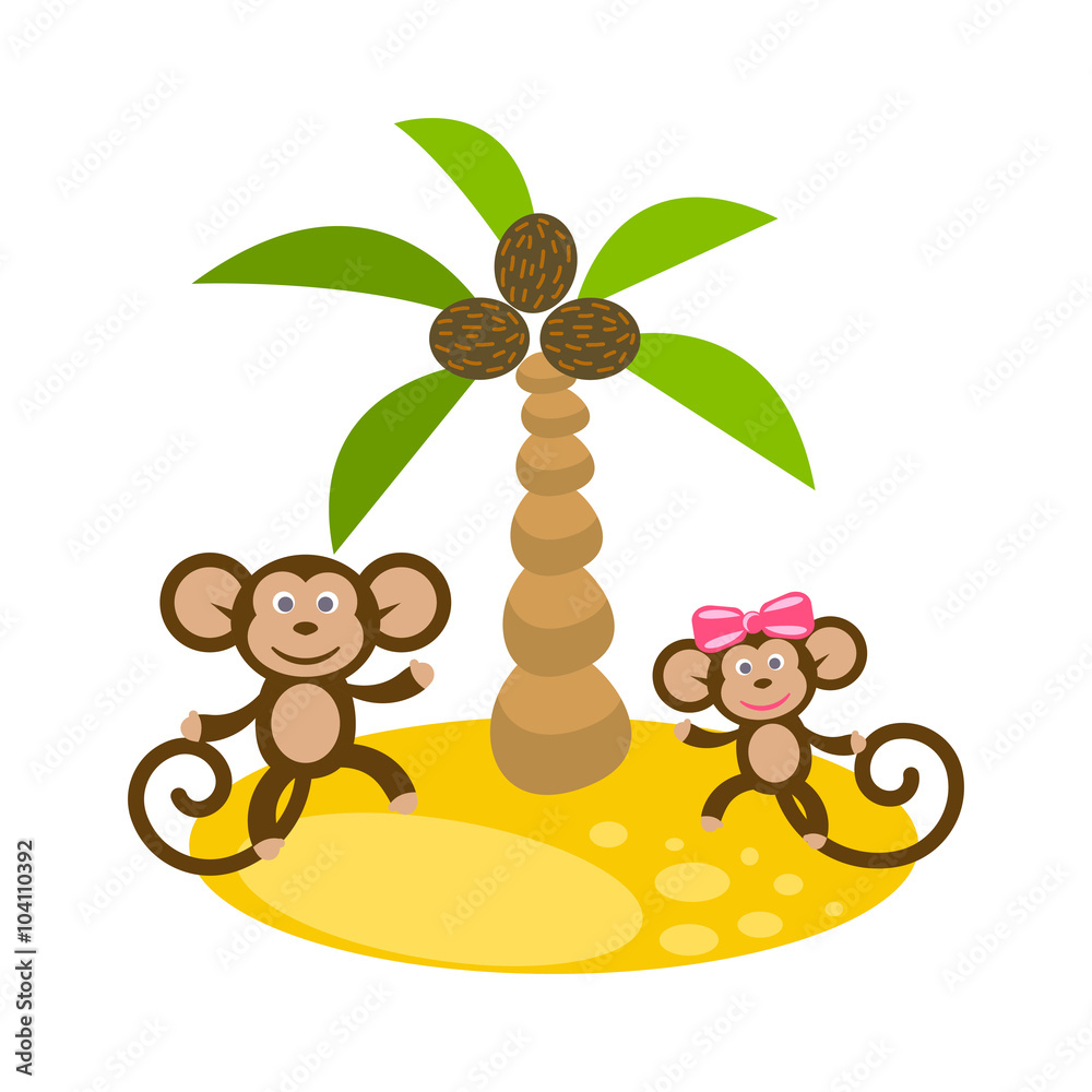 Monkey Baby Shower Clip Art