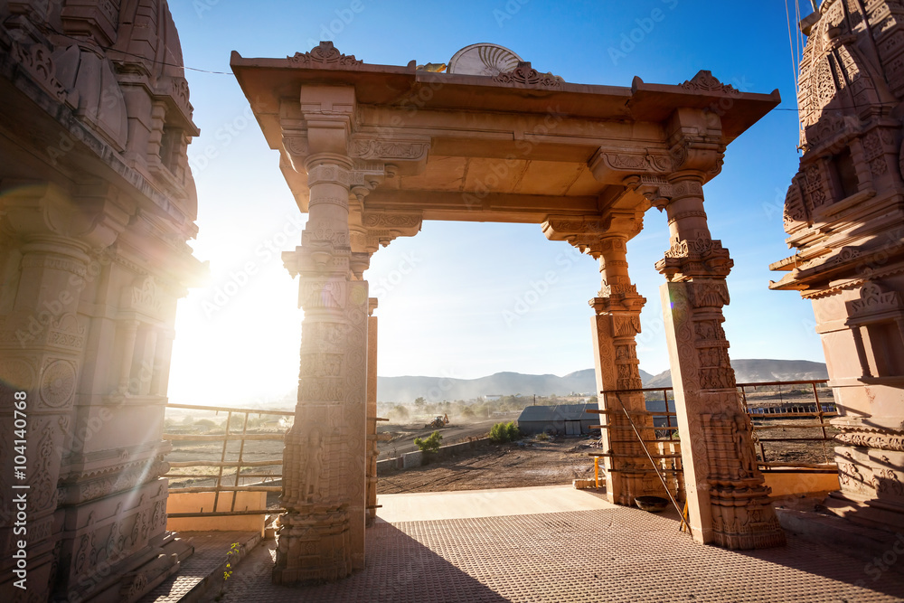 Temple arch in India Stock Photo | Adobe Stock