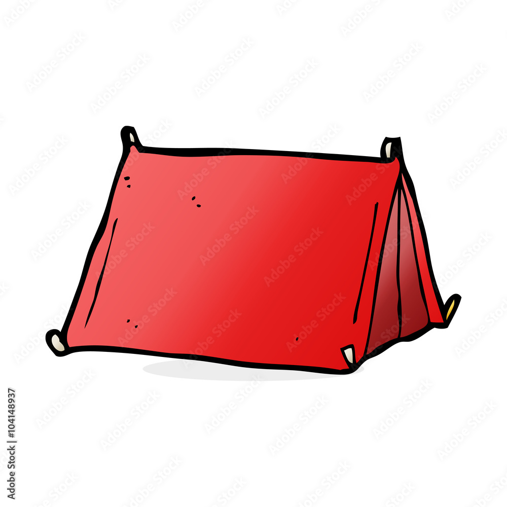 cartoon traditional tent Stock Vector | Adobe Stock