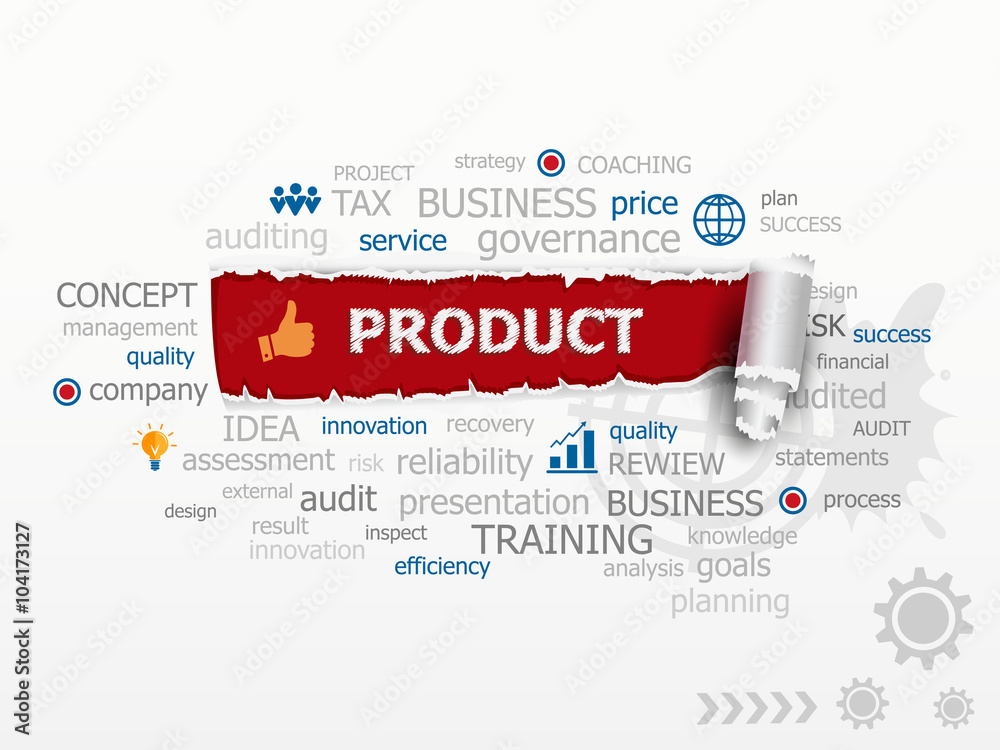 Product concept word cloud. Stock Vector | Adobe Stock