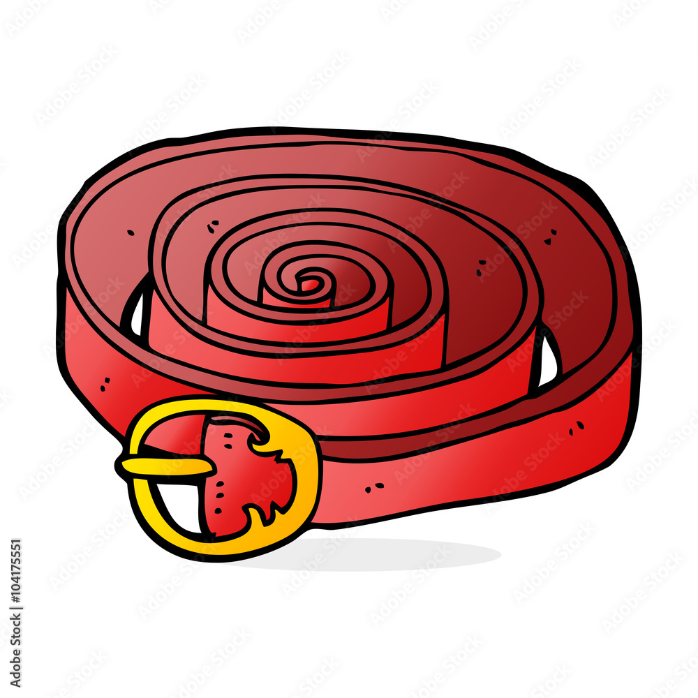 cartoon belt Stock Vector | Adobe Stock