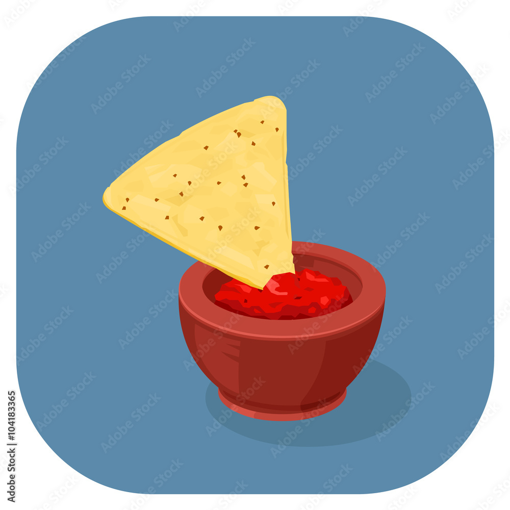 Clipart Of Chips And Dip