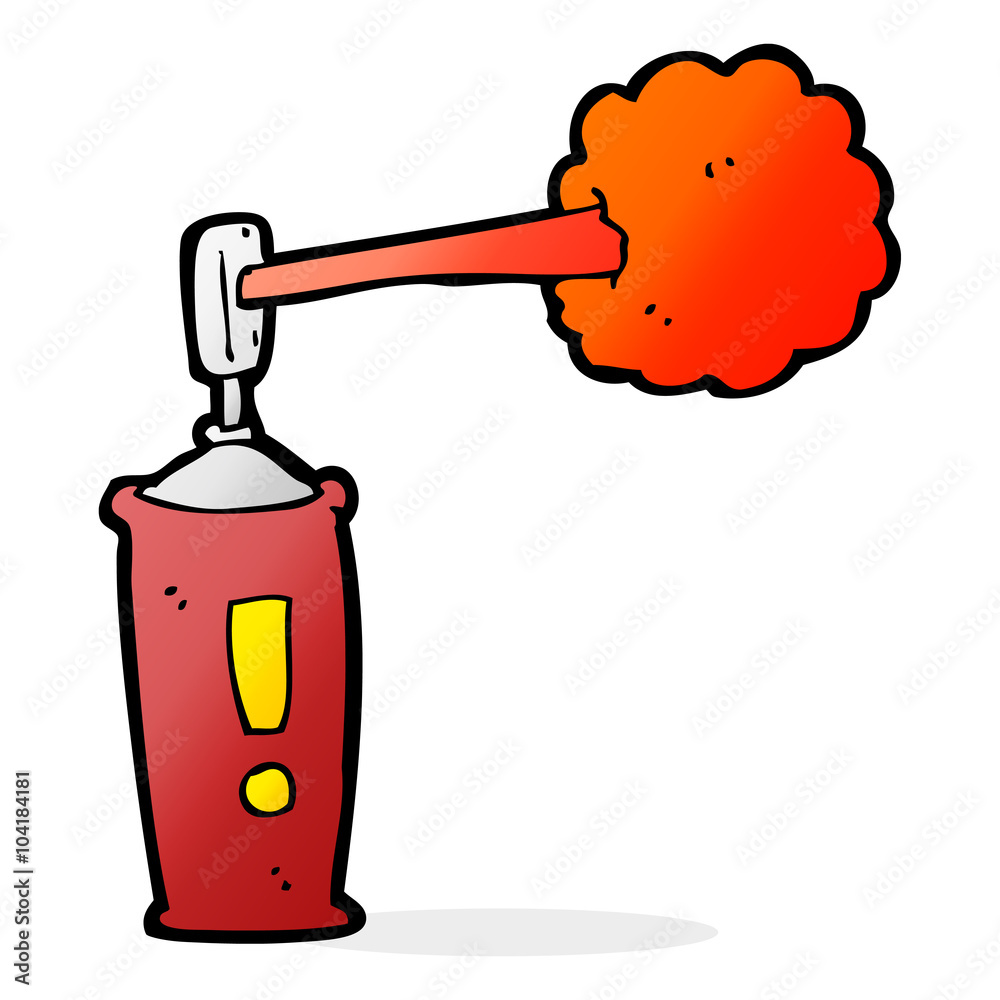 cartoon spray can Stock Vector | Adobe Stock