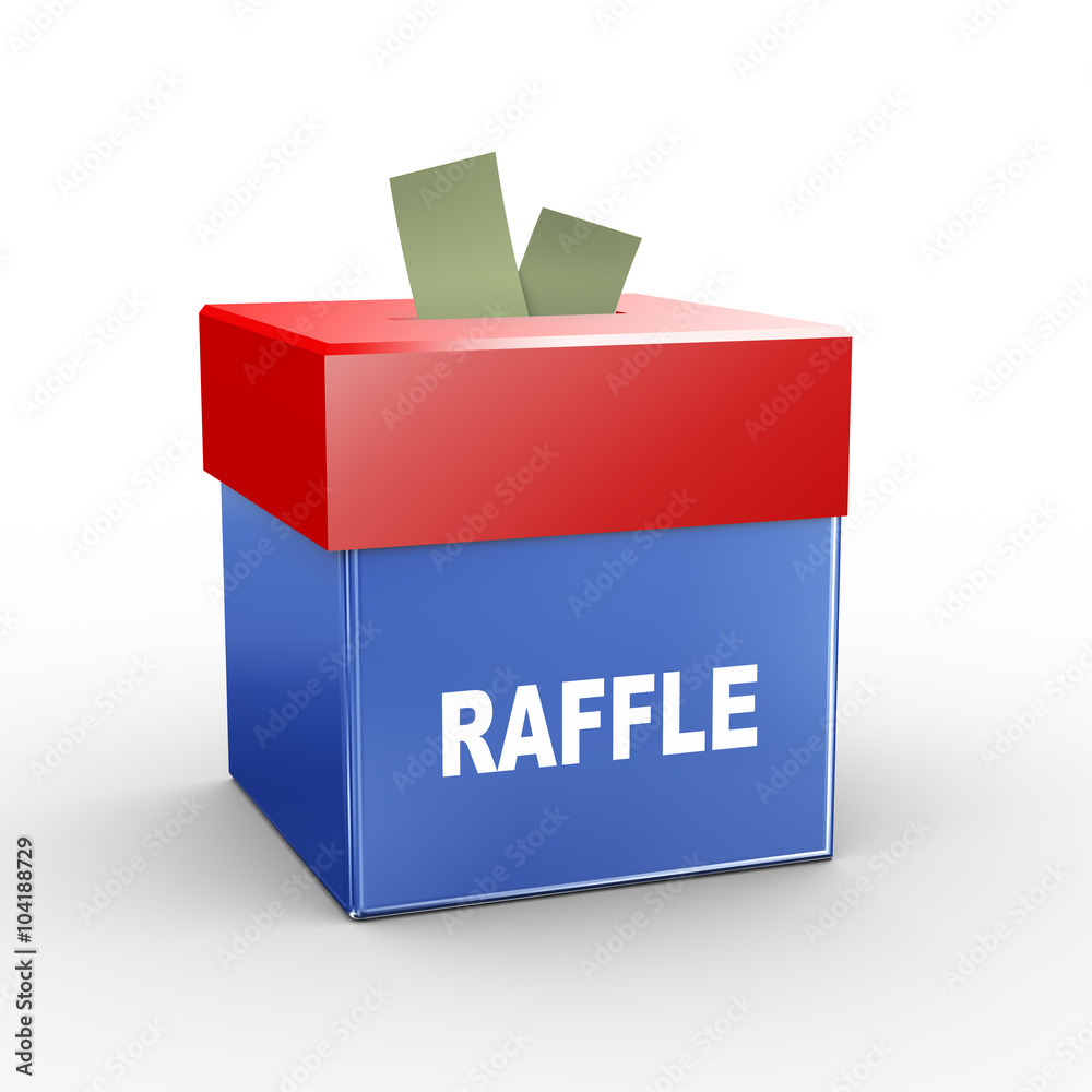3d collection box - raffle Stock Illustration | Adobe Stock