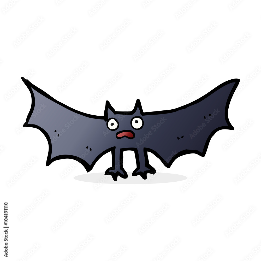 cartoon bat Stock Vector | Adobe Stock