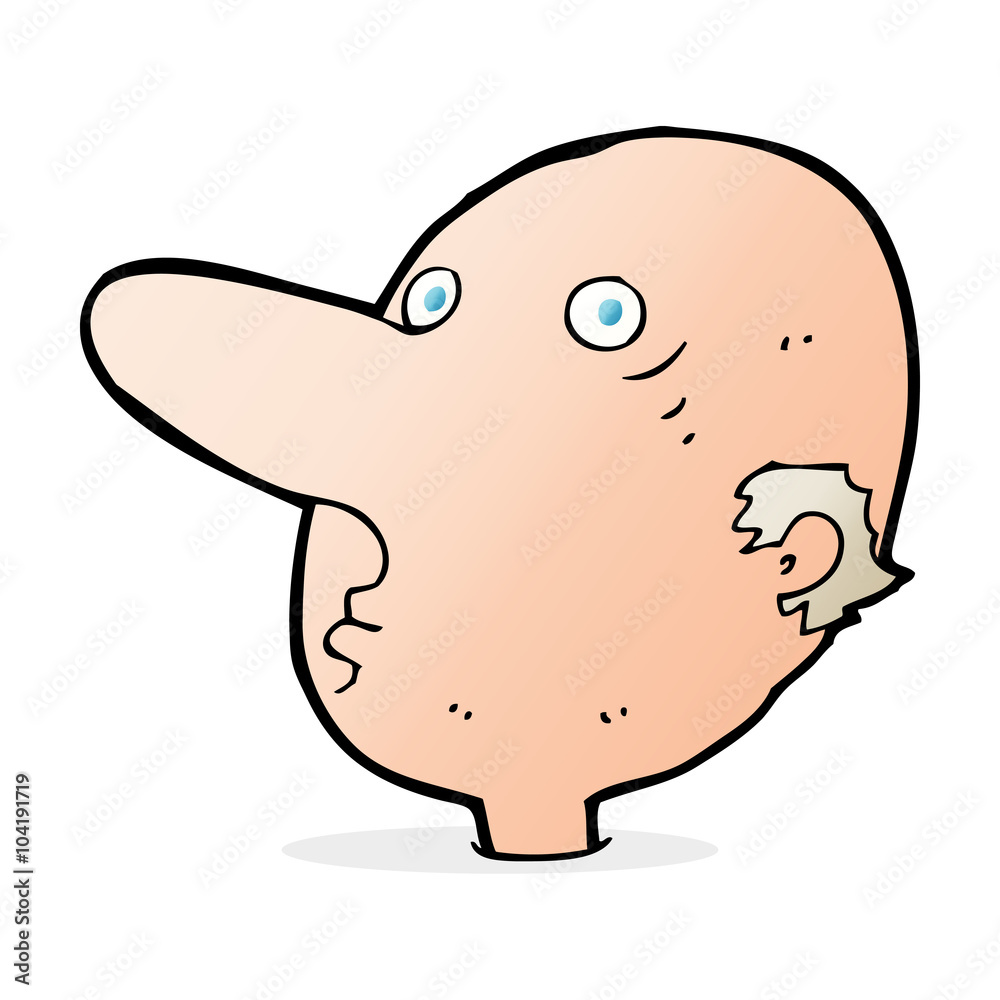 cartoon balding man Stock Vector | Adobe Stock