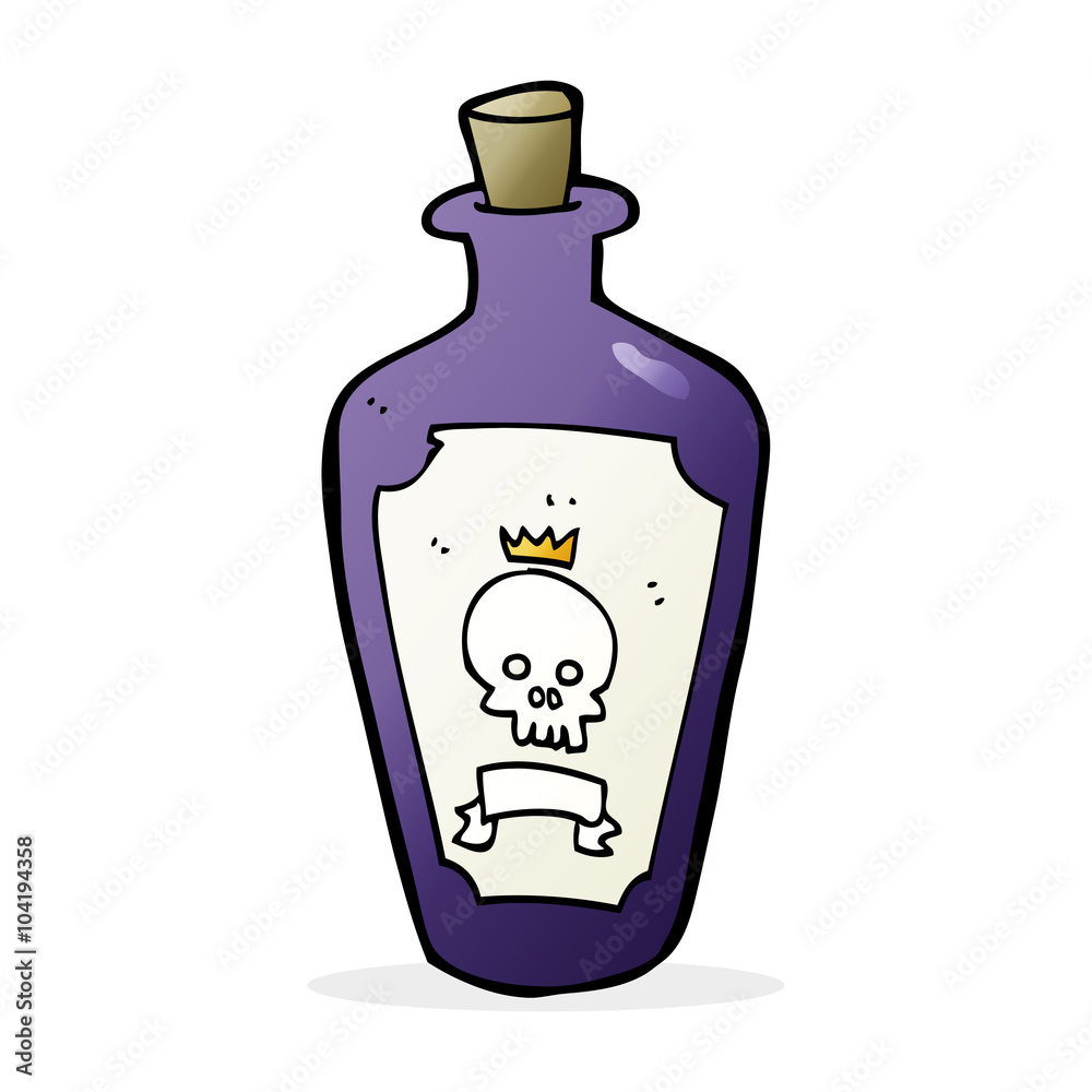 cartoon poison Stock Vector | Adobe Stock
