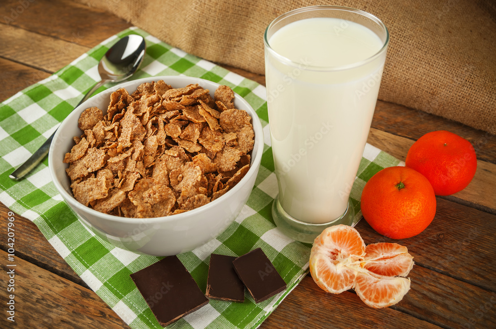 Fotografia do Stock: healthy breakfast (muesli) | Adobe Stock