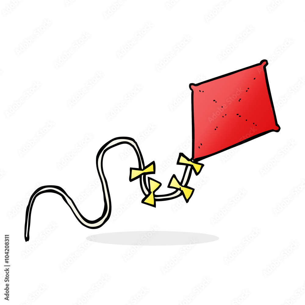 cartoon kite Stock Vector | Adobe Stock