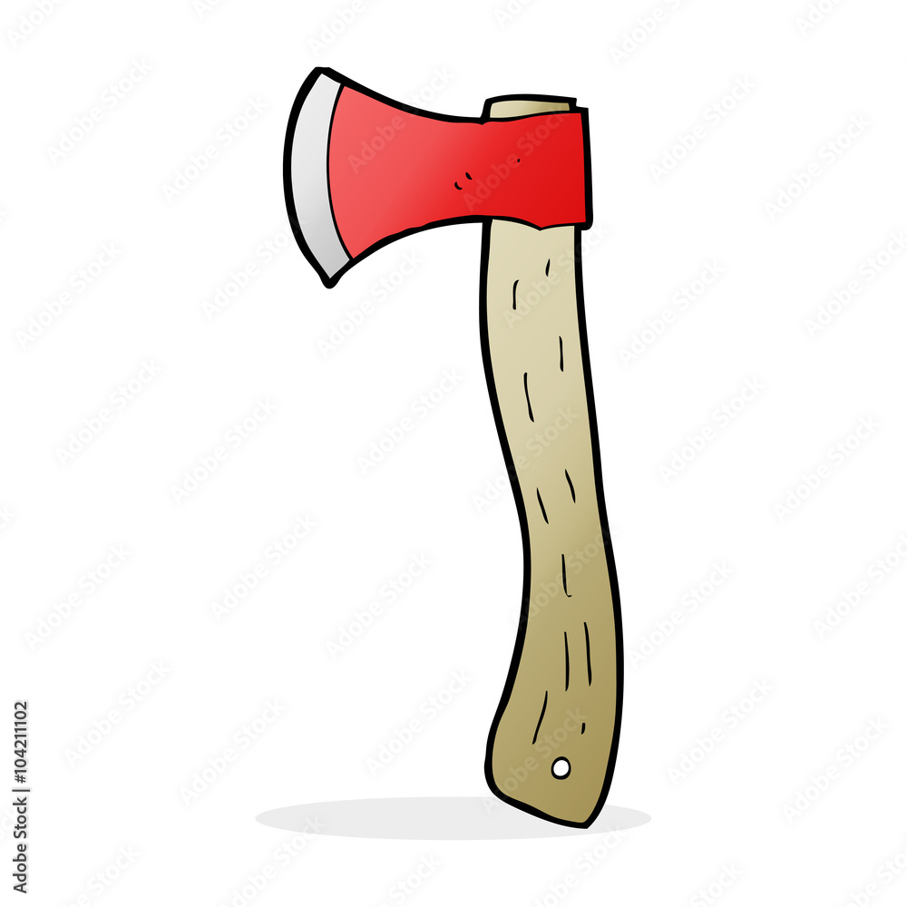 cartoon axe Stock Vector | Adobe Stock