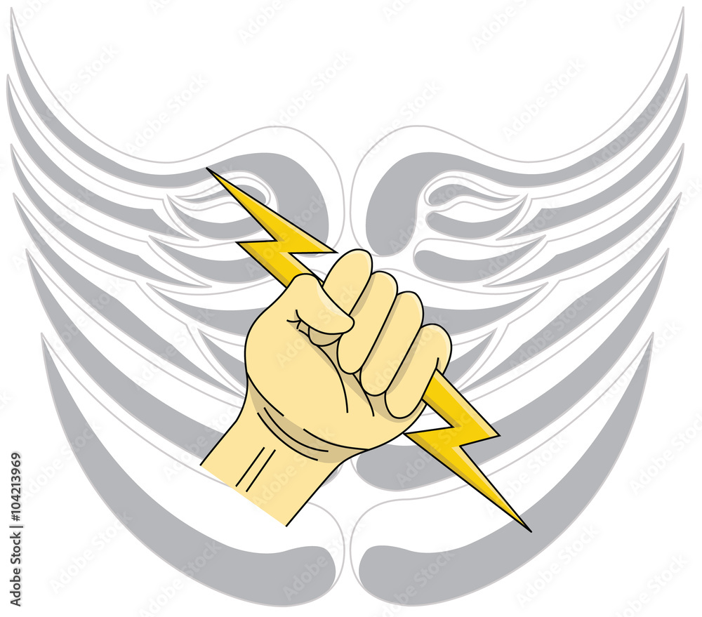 Lightning Angel Wings