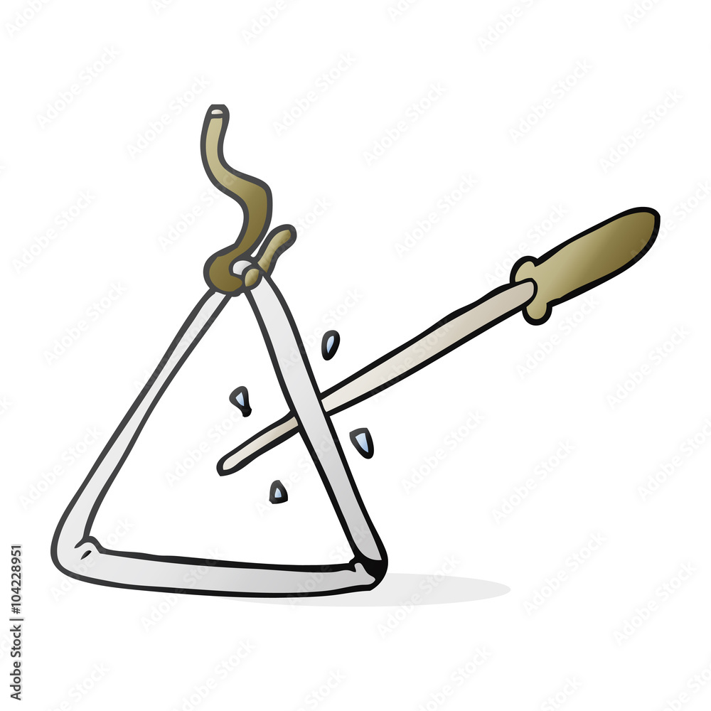 cartoon triangle Stock Vector | Adobe Stock