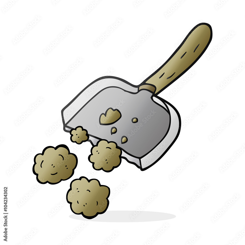 cartoon dust pan Stock Vector | Adobe Stock