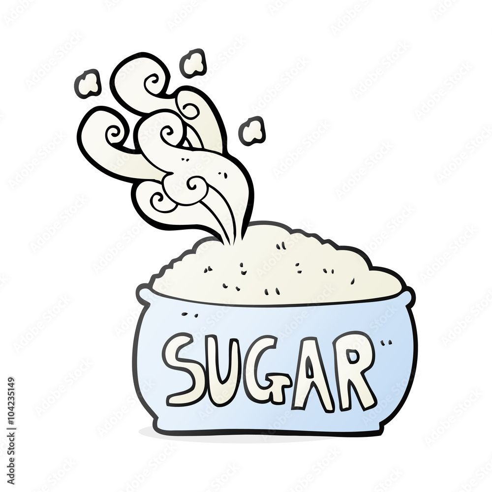 cartoon sugar bowl Stock Vector | Adobe Stock