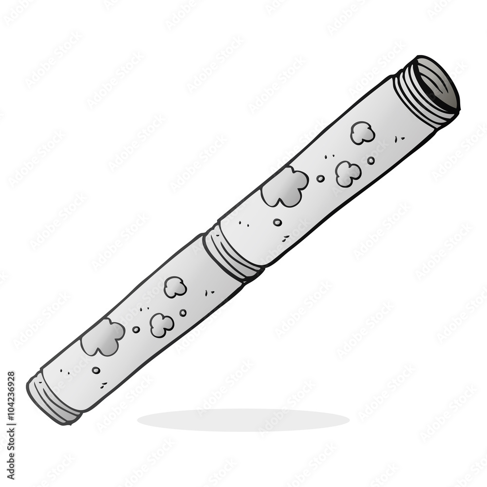 cartoon old pipe Stock Vector | Adobe Stock