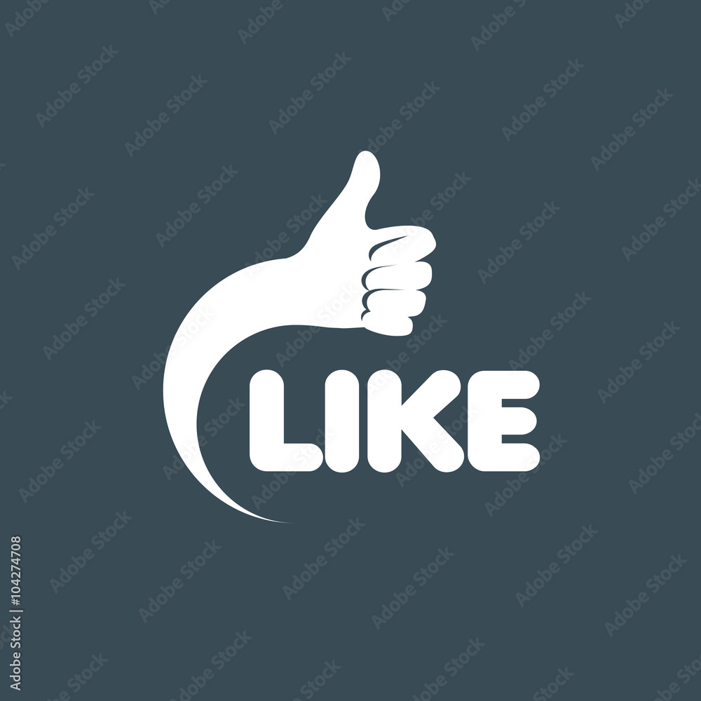 vector logo like Stock Vector | Adobe Stock