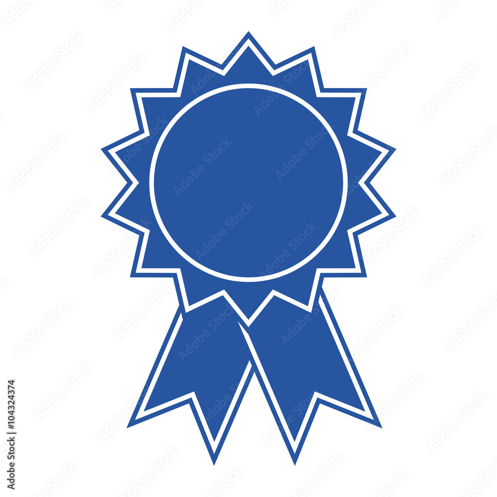Prize Ribbon Vector Icon Stock Vector | Adobe Stock