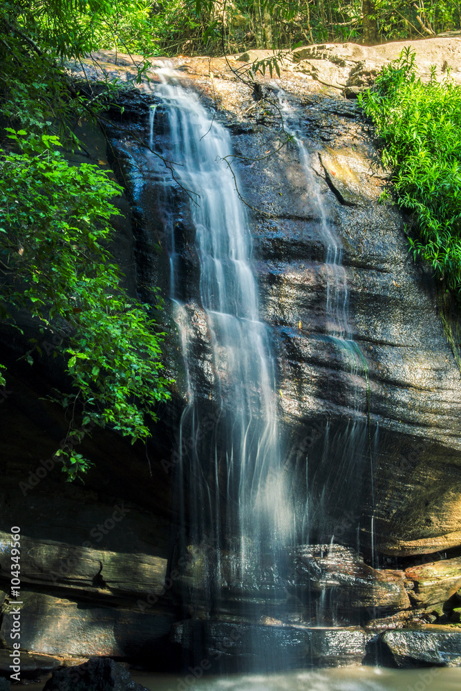 Serenity Falls in Buderim, Sunshine Coast, Australia. Located in the ...