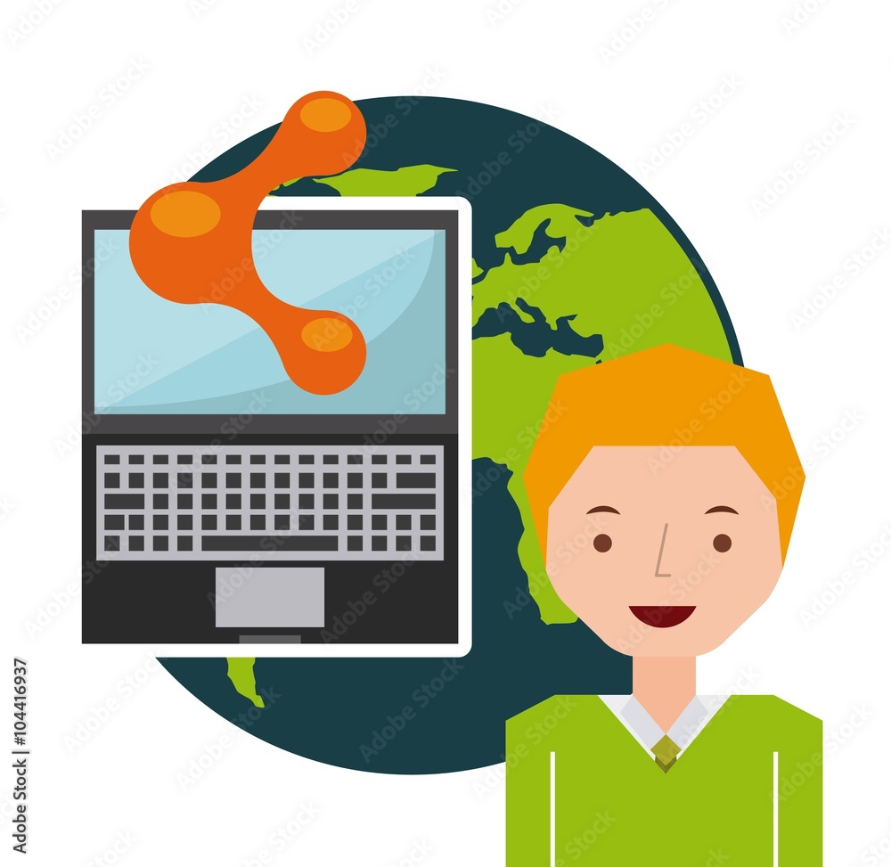 people sharing design Stock Vector | Adobe Stock