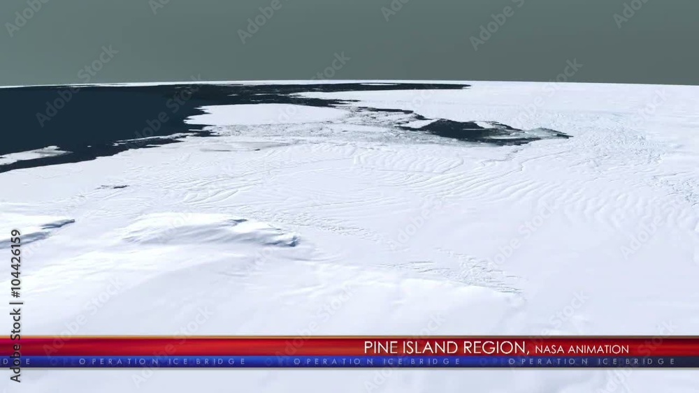 NASA animation depicts loss of sea ice in Antarctica. Stock Video ...