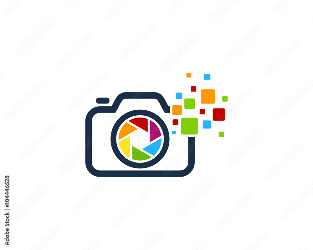 Vetor de Camera Digital Photography Logo Design Template do Stock ...