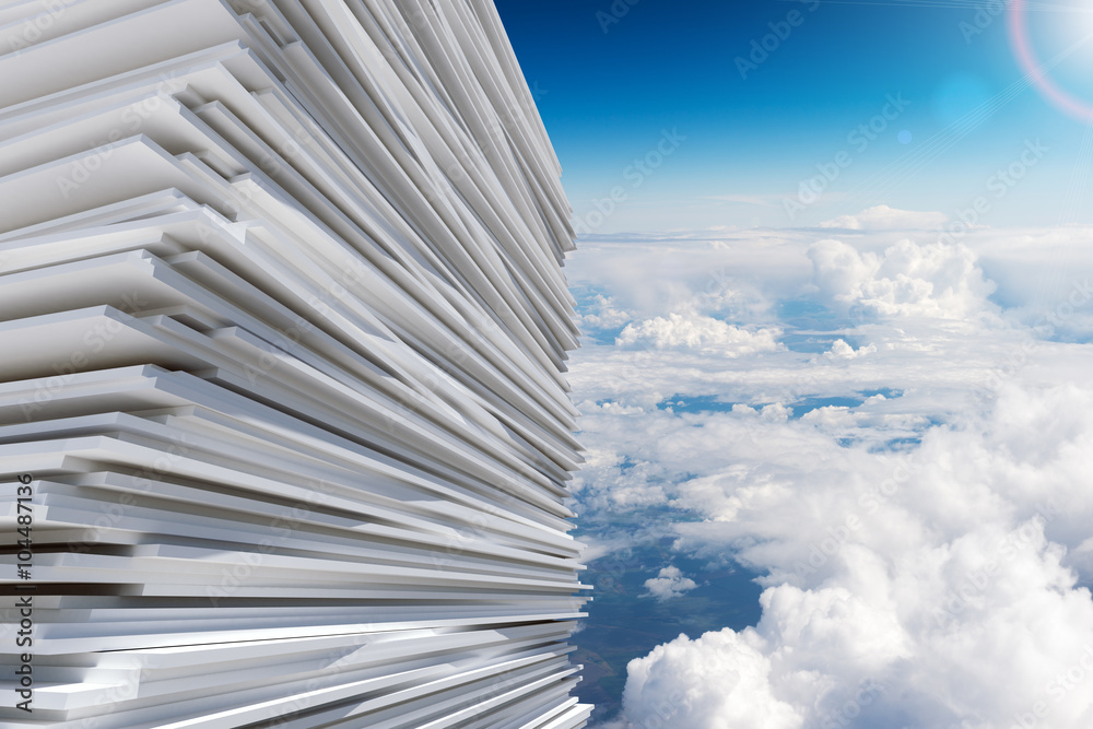 Pile of paper Stock Illustration | Adobe Stock