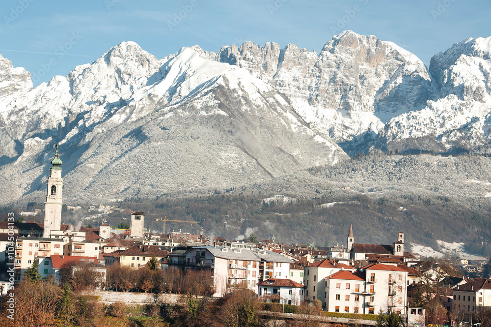 Foto Stock BELLUNO CITTA' SPLENDENTE | Adobe Stock
