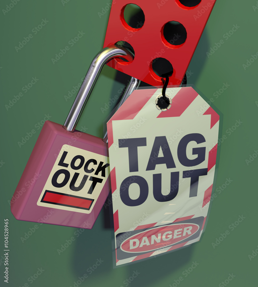 Lock out Tag out Breaker Terminal, Box Stock イラスト | Adobe Stock