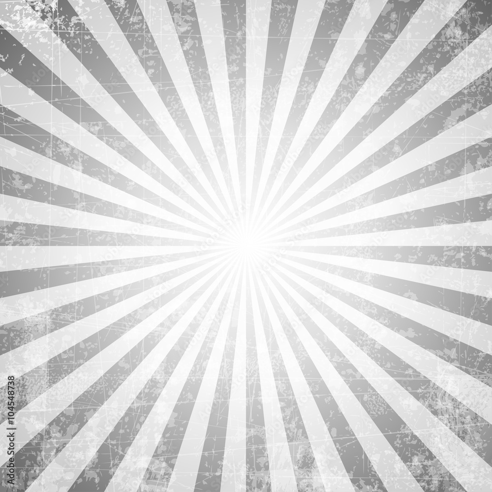 Grunge style abstract starburst & sunburst background with faded and ...